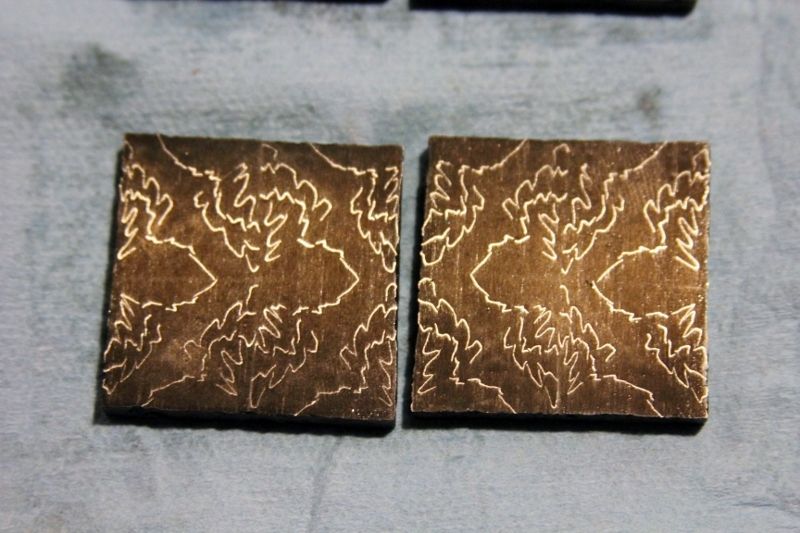 Feather damascus folder billets! | BladeForums.com